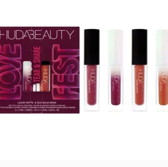 HUDA BEAUTY | Makeup | Huda Beauty Love Fest Tear And Share Matte Silk ...